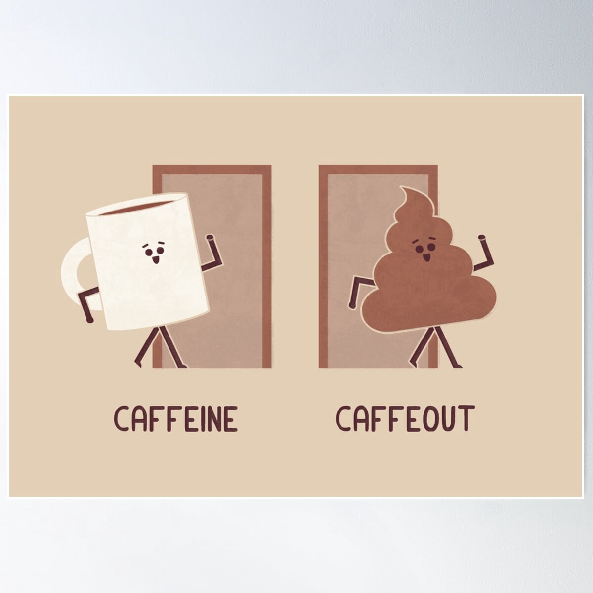 Caffeine Poster Wall Art, Modern Wall Decor For Living Room Bedroom ...