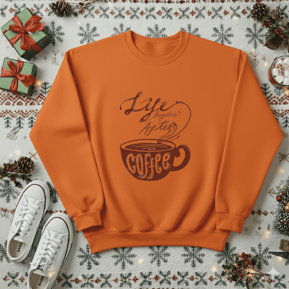 Caffeine Start Life Begins After Coffee Funny Morning Motivation Quote ...