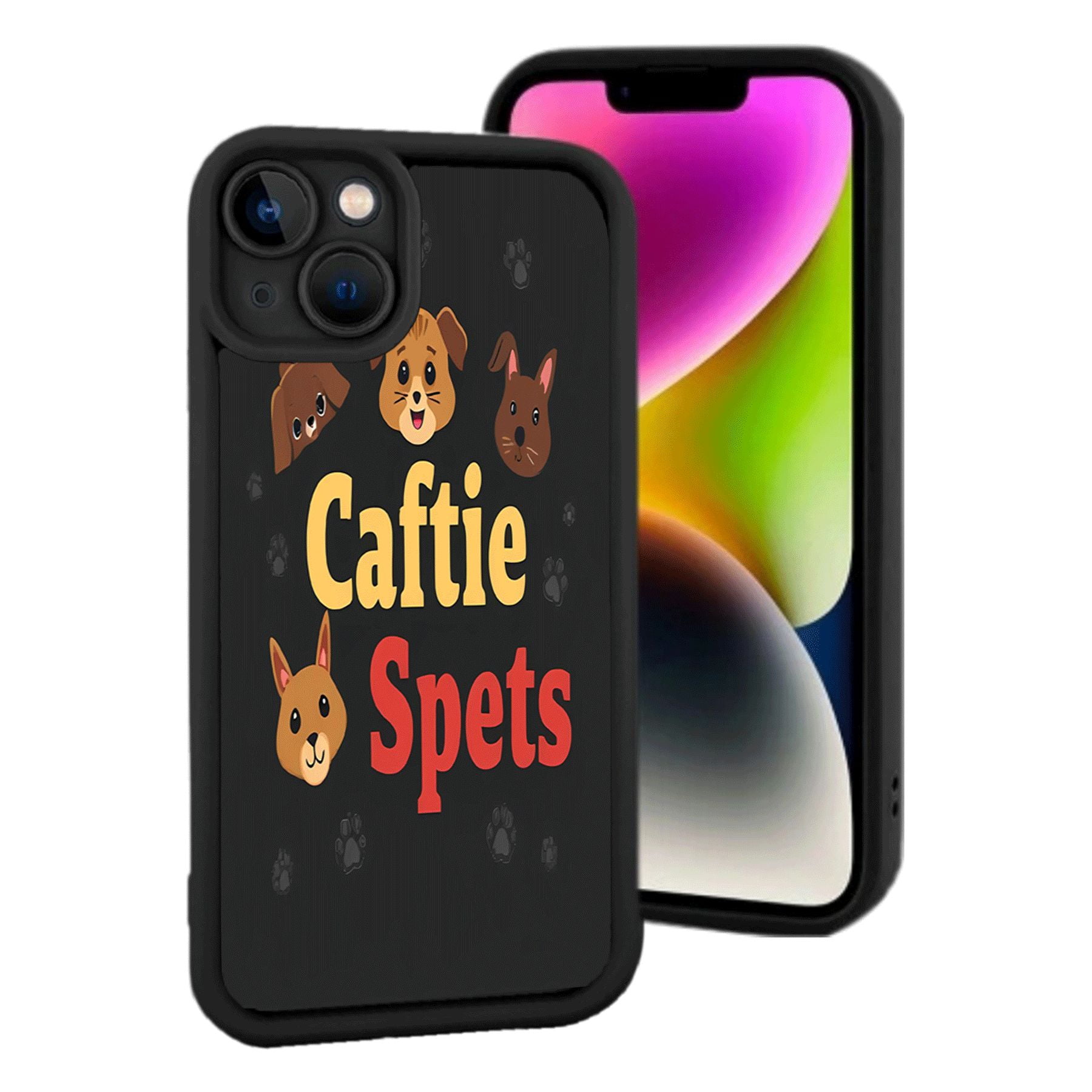 Caffie Spets iPhone 15 Case - Lightweight Yellowing Resistant Black ...
