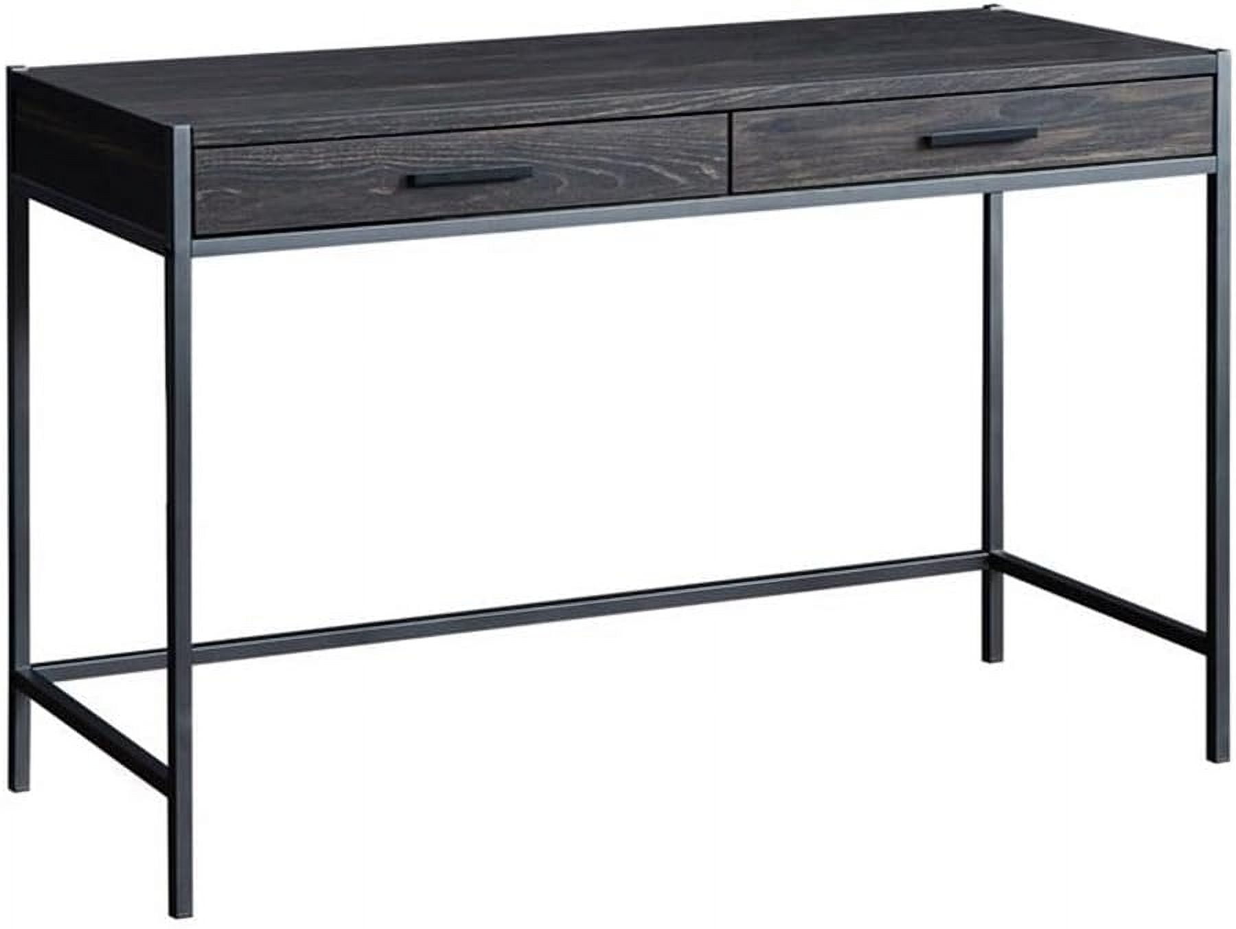 Caffoz Writing Desk Study Computer Desk | Brown | Laptop PC Table ...