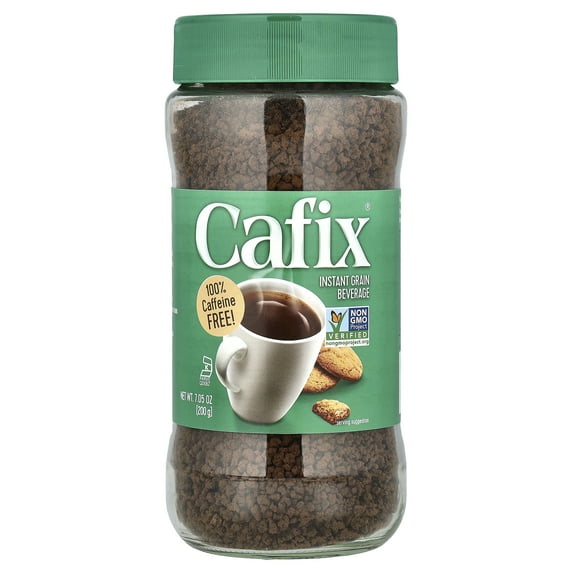 Cafix All Natural Instant Beverage Coffee Substitute Crystals, 7.05 oz ...