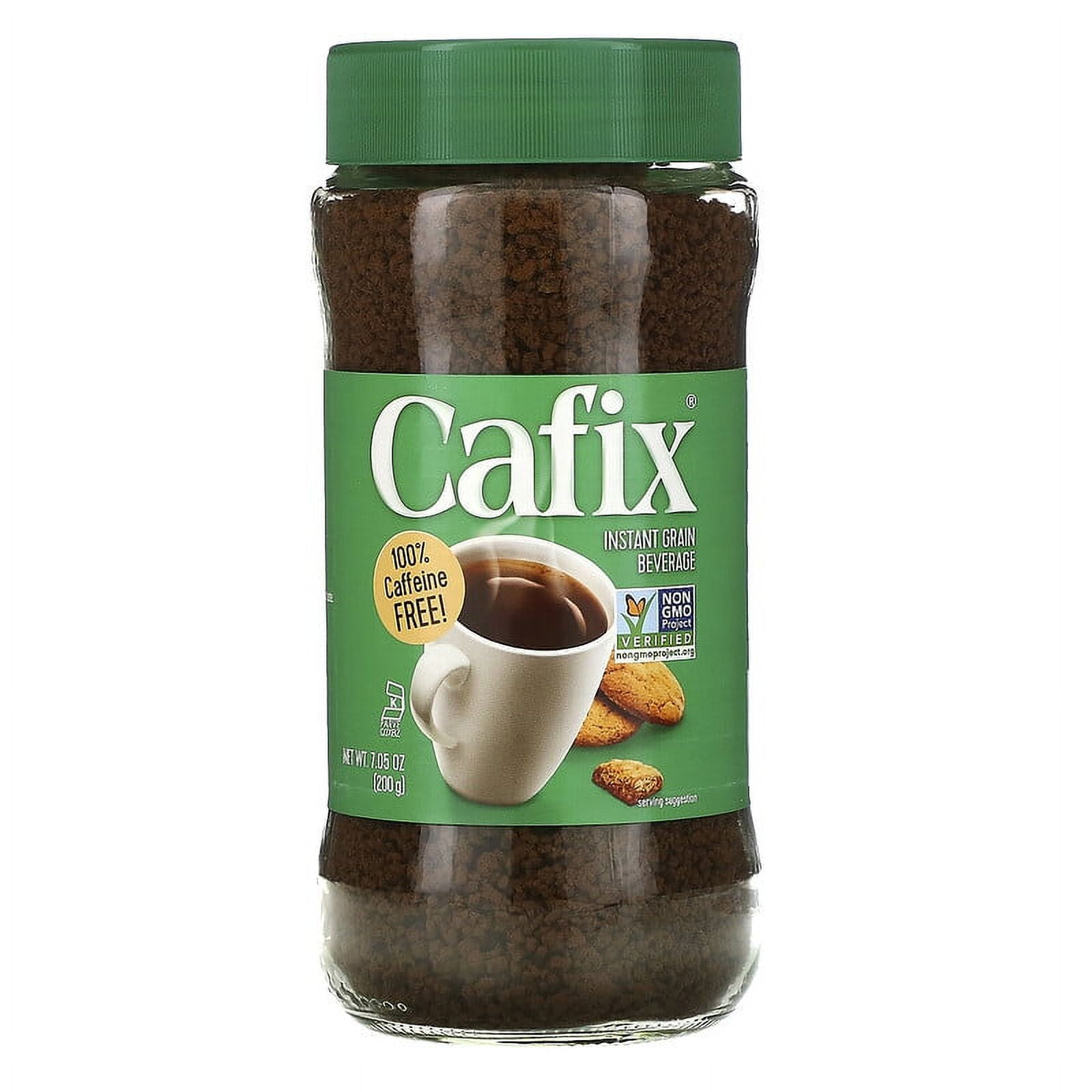 Cafix, Instant Grain Beverage, Caffeine Free, 7.05 oz Pack of 4 ...