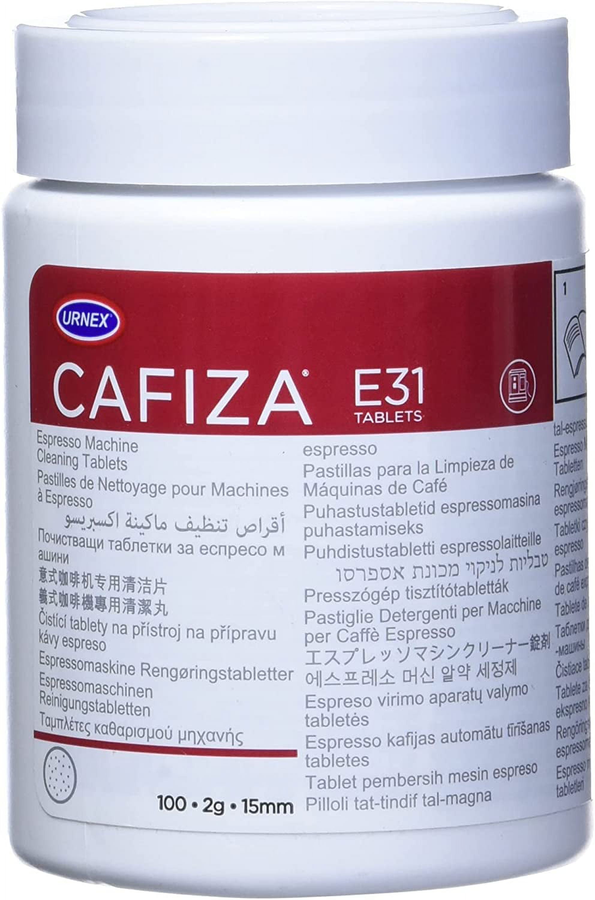 Cafiza Professional Espresso Machine Cleaning Tablets, 100 Count ...