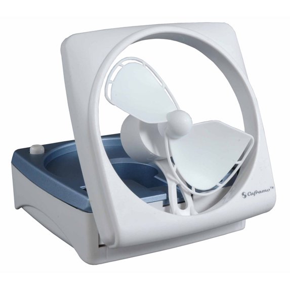 Caframo MiniMax Deluxe Portable 737 4.5" Battery Operated Fan - White ...