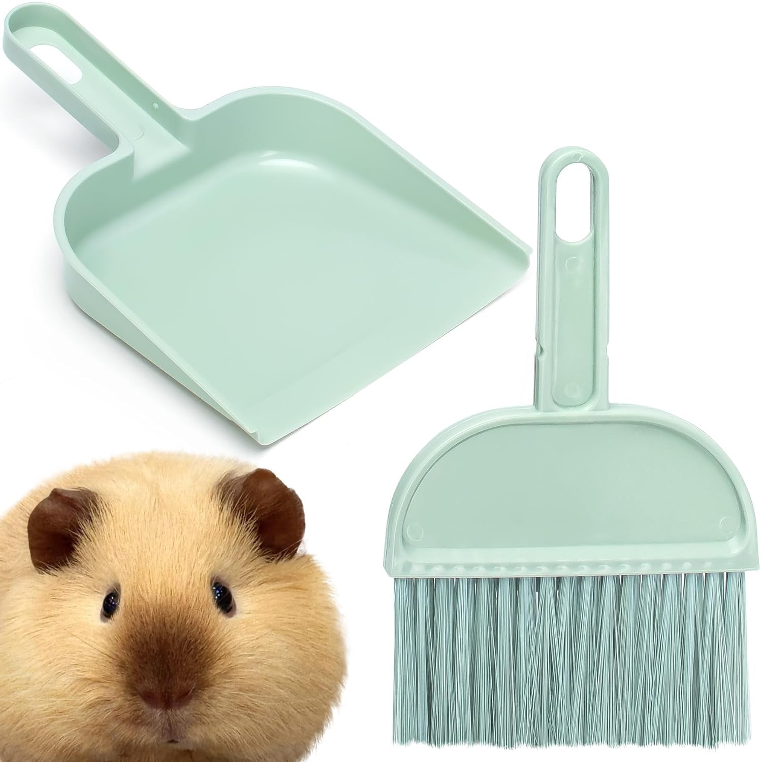 Cage Cleaner for Guinea Pigs Mini Dustpan and Brush Set for Chinchilla ...