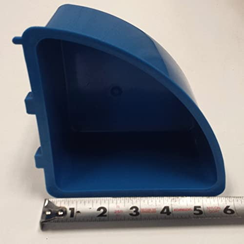 Cage Cups Blue Corner Cup 1.2 Quart / 38 fl oz Hanging Feed & Water ...