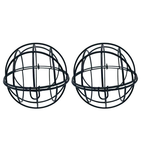 Cage Shape Bird Feeder Wrought Iron Bird Feeder Hollowout Outdoor ...