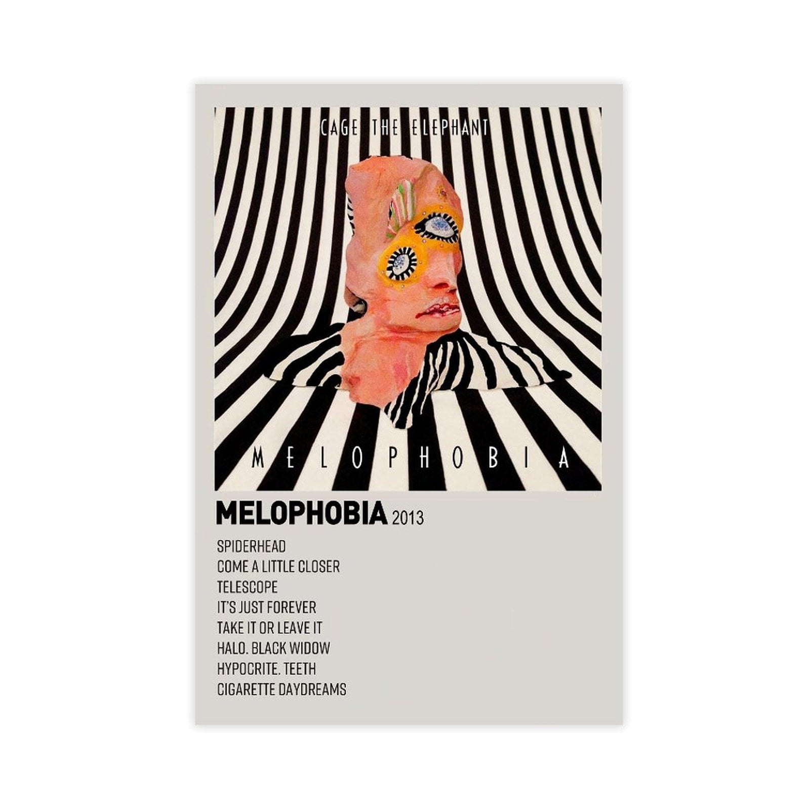 Cage-The Elephant Melophobia Music Posters Art Print Bedroom Decor for ...