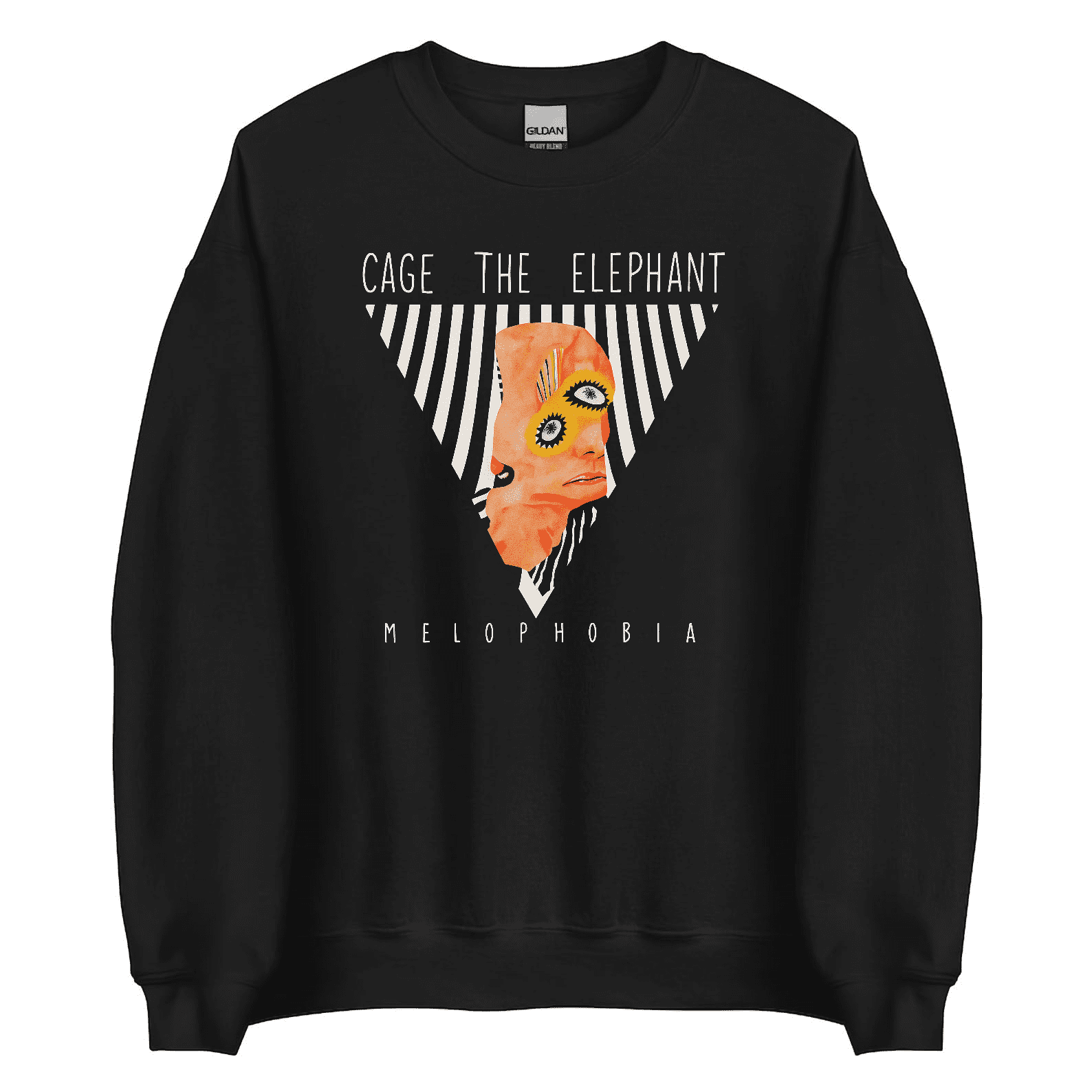 Cage The Elephant Melophobia Short Sleeve Fan Black All Size Cotton T ...