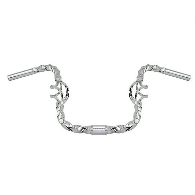 Cage Twisted Handlebar 13" 25.4mm Chrome. Bike handlebar, bicycle ...