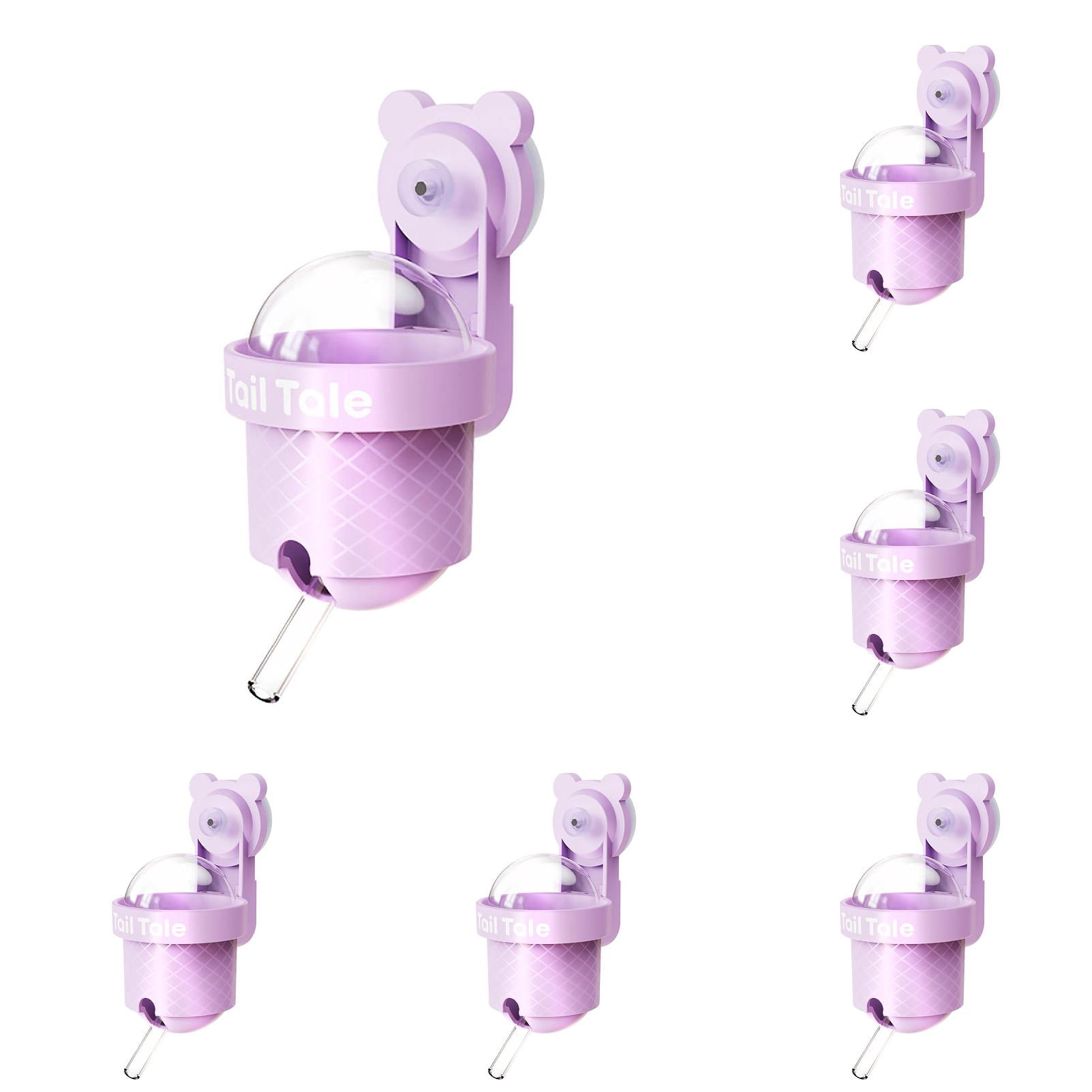 Cage Water Bottle 110ml Hamster Water Bottle For Glass Tank Silicone ...