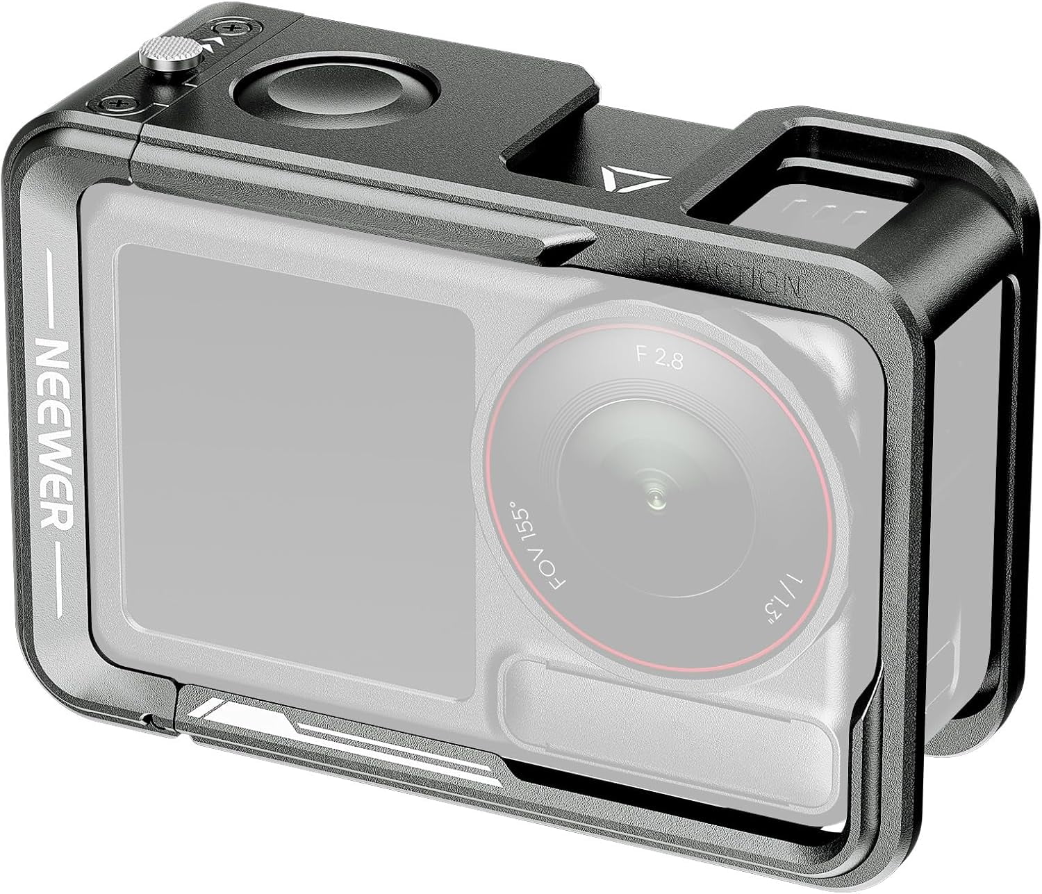 Cage for Action 5 , tective Metal Video Rig with Cold Shoe, 1/4" Thread ...
