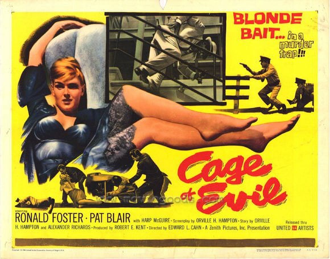 Cage of Evil - movie POSTER (Style C) (11" x 14") (1960) - Walmart.com