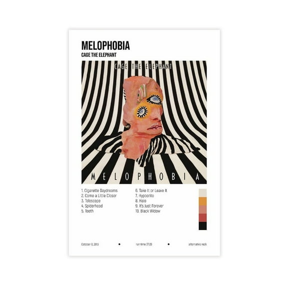 Cage-the Elephant Melophobia Posters Art Print Bedroom Decor for Wall ...
