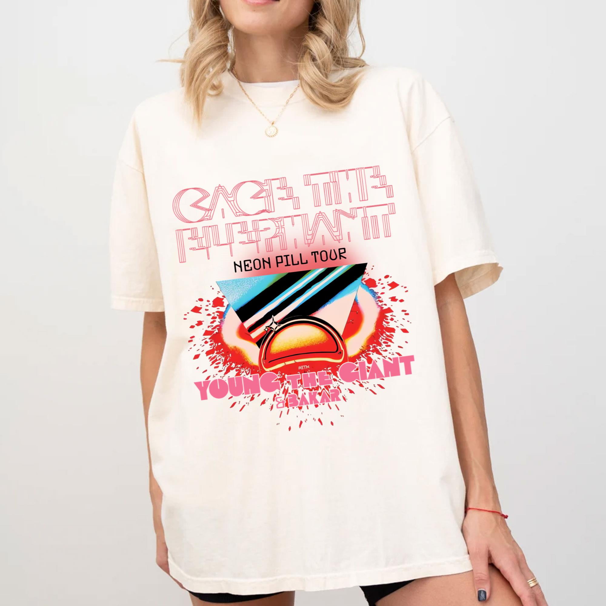 Cage the Elephant Neon Pill Tour 2024 Shirt, Cage the Elephant 2024 ...