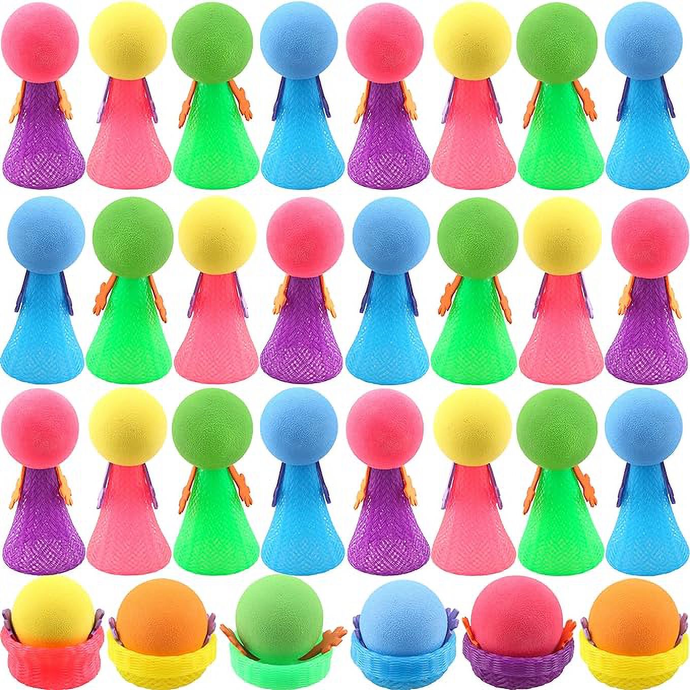 Cagemoga 30 Pieces Jumping Spring Toys Colorful Jumping Emoji Popper ...