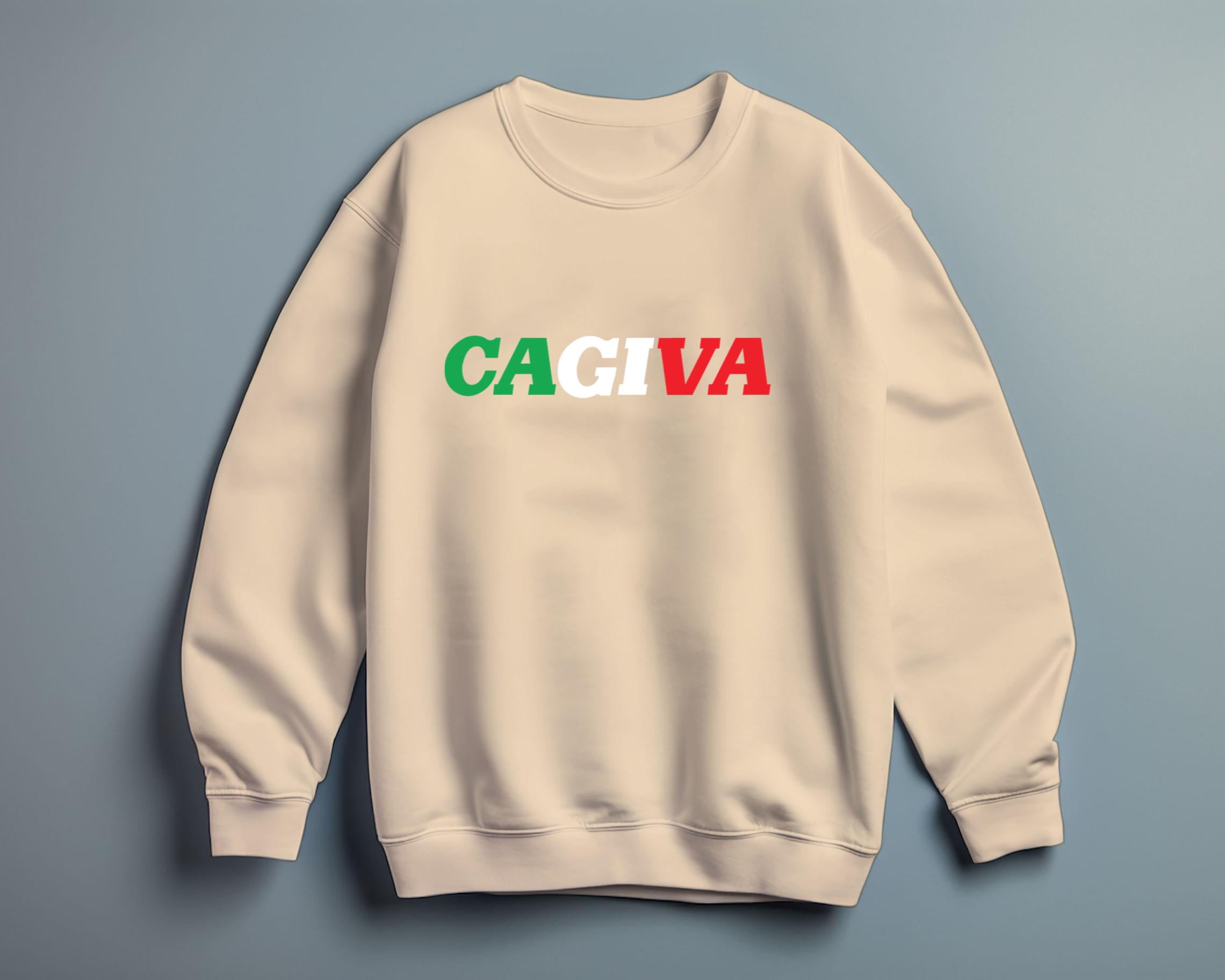 Cagiva logo text green white red italian Active Logo T-Shirt Funny Size ...
