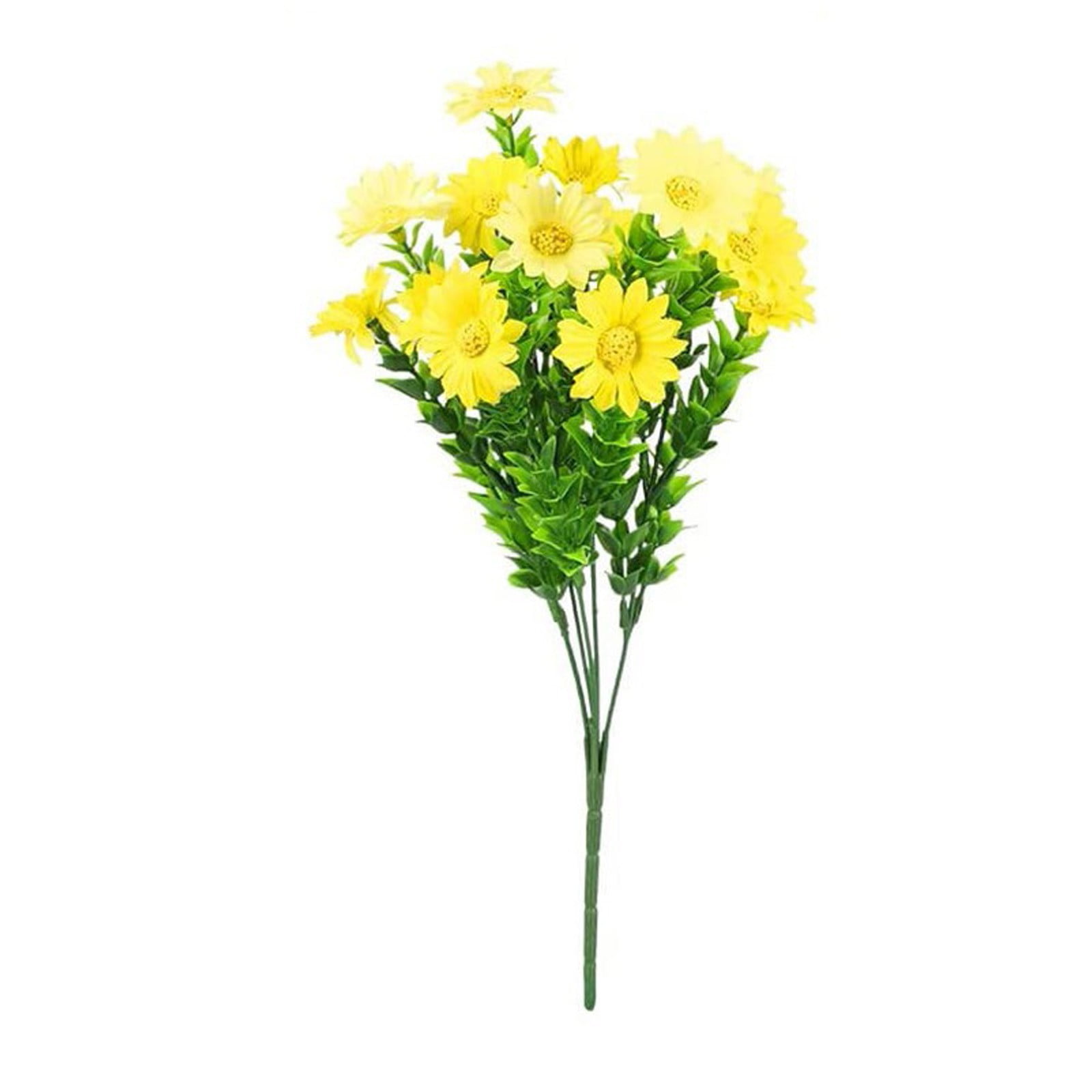 Cagnkofi Artificial Daisy Flowers Fake Flowers Outdoor Garden and Indoor Dining Table Wedding ...