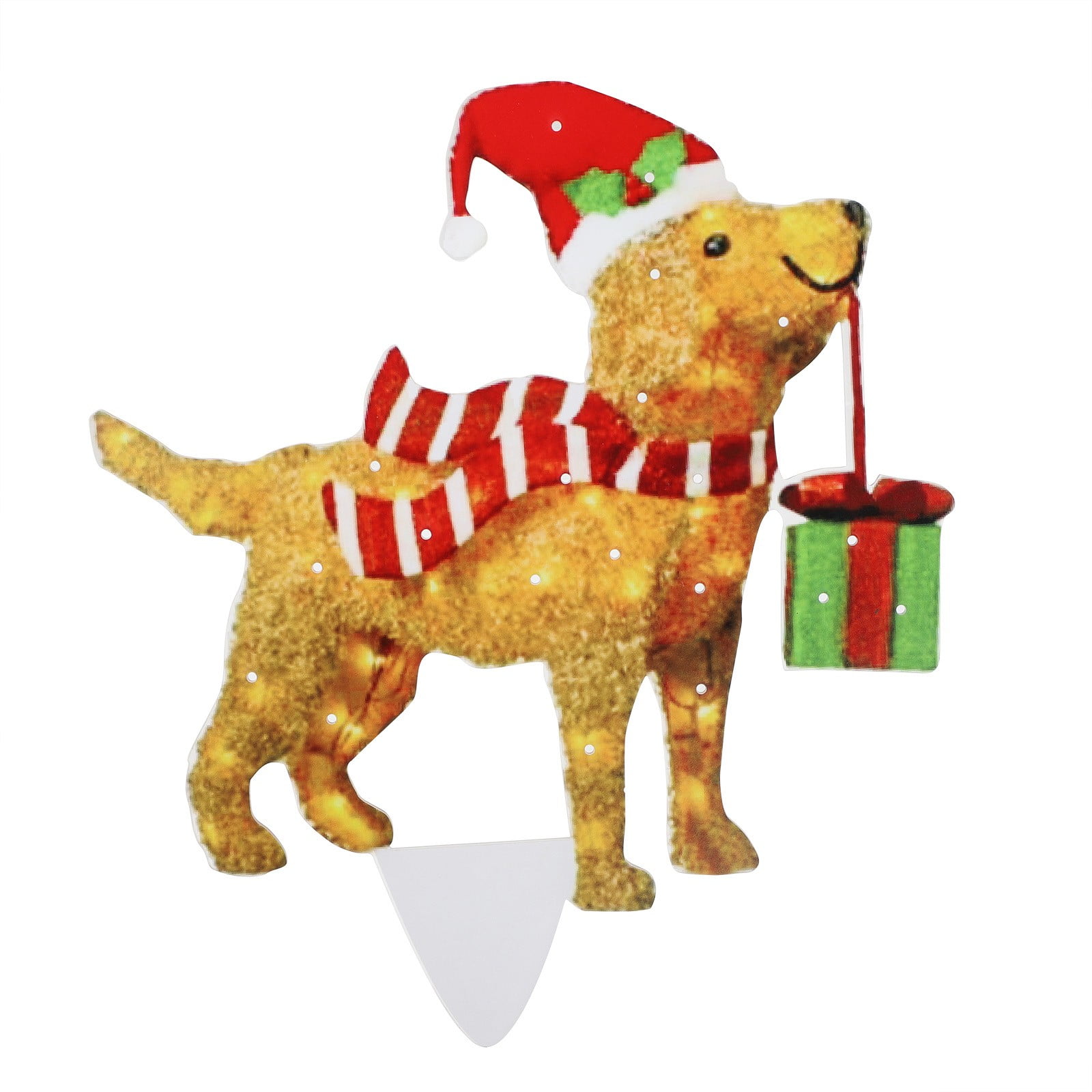 Cagnkofi Christmas Light-up Golden Doodle Dog, FluffyDoodle Dog with ...