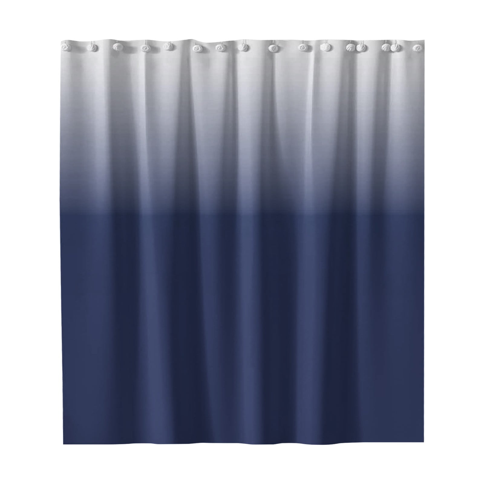 Cagnkofi Fabric Shower Curtain Grey Gradual Water Shower Curtain For ...