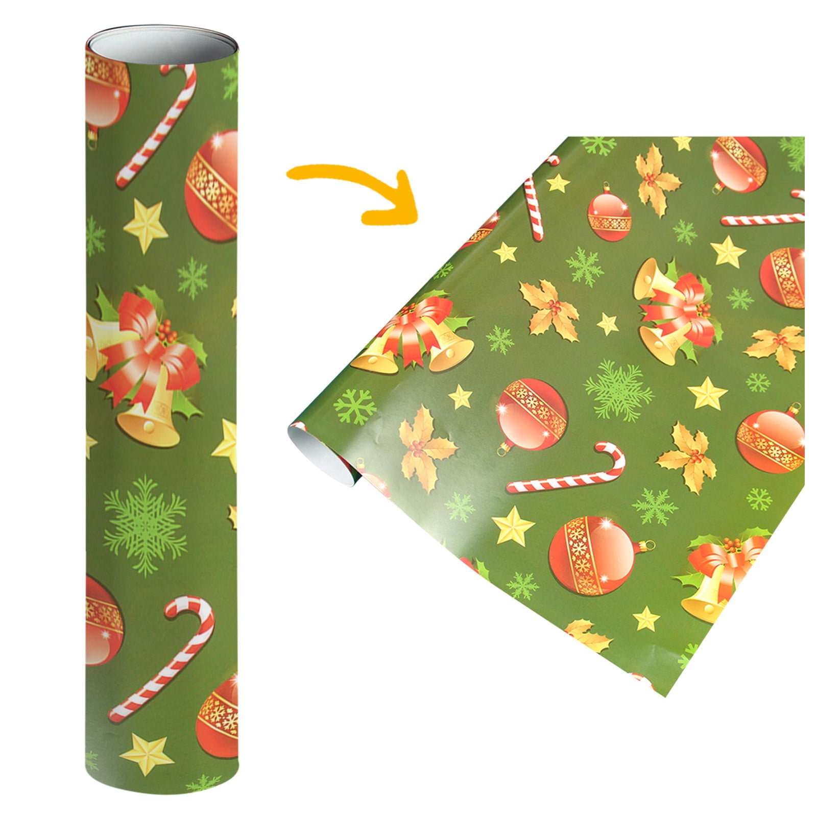 Cagnkofi JumboChristmas Wrapping Paper Roll Christmas GnomeElf ...