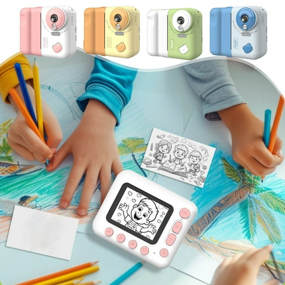 Cagogo under $5 4Pcs KidsCamera, Children's Instant Print Camera, High ...