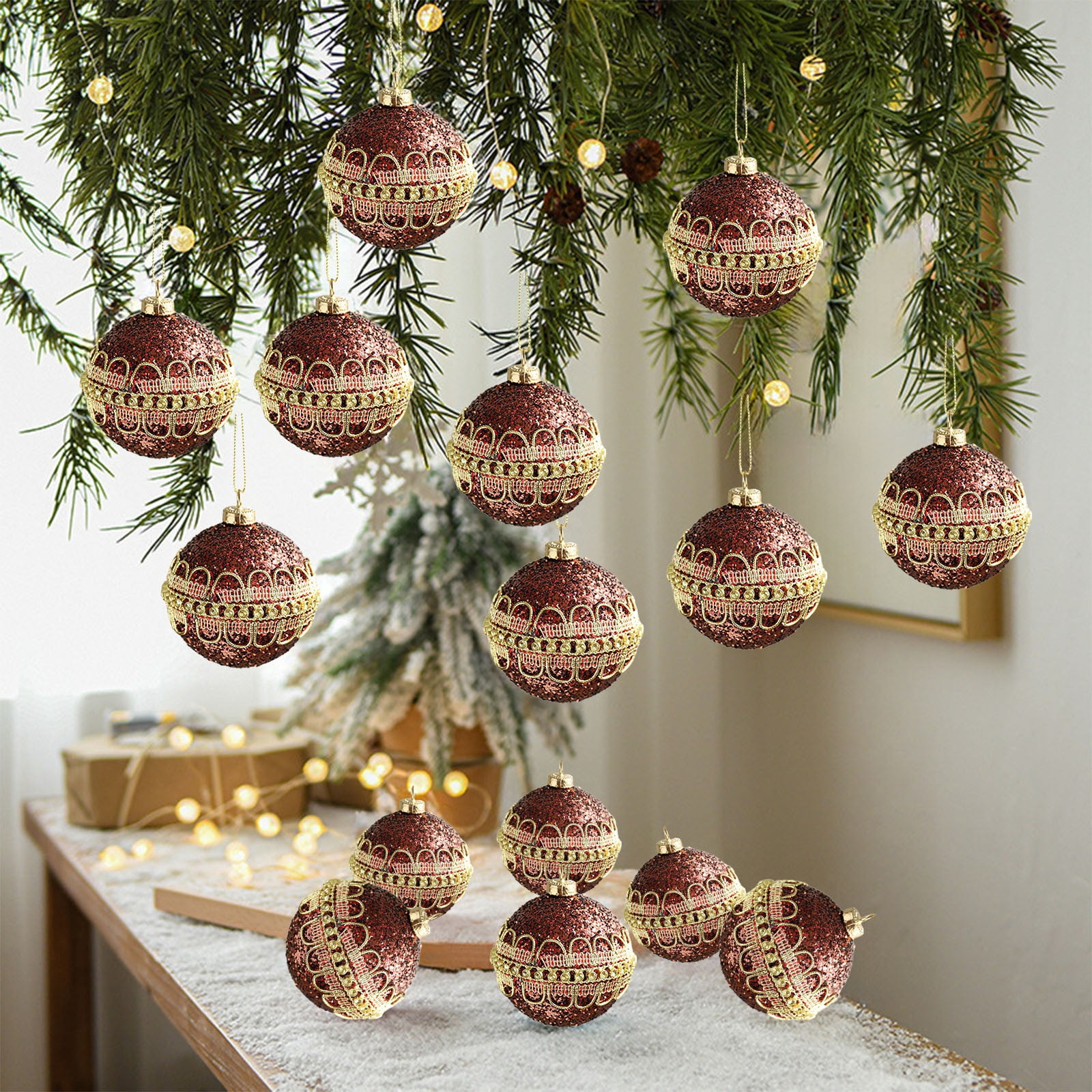 Cagogo under $5 Foam Christmas Ball, Foam Christmas Ball Ornament ...