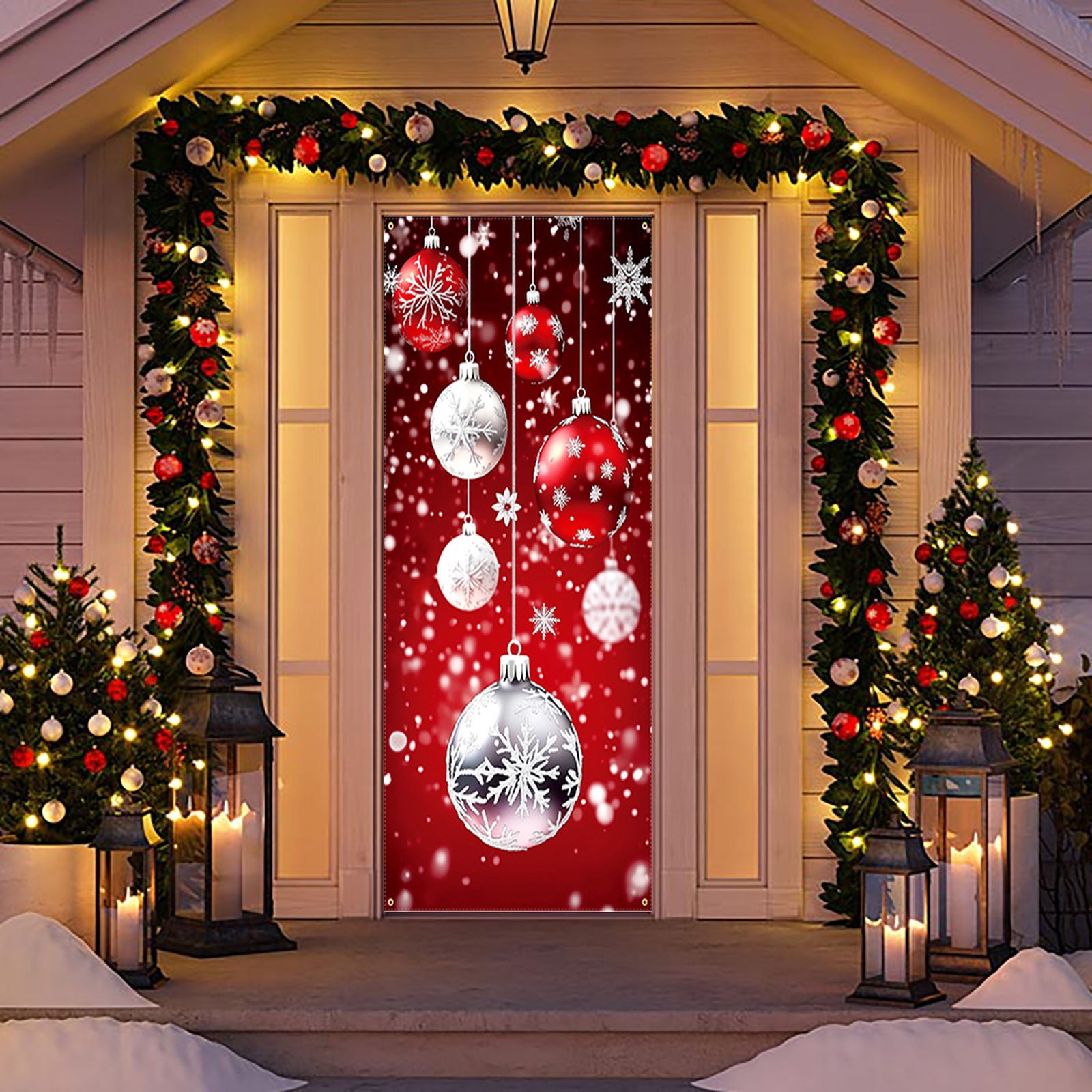Cagogo under $5 Holiday Door Decoration, Christmas Door Hanging ...