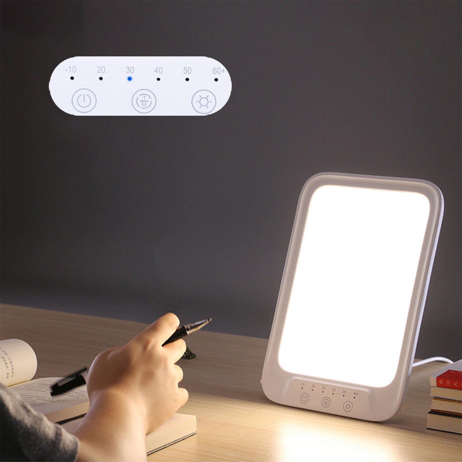 Cagogo under $5 SAD Light Therapy Lamp, Sunlight Timing Therapy Lamp ...