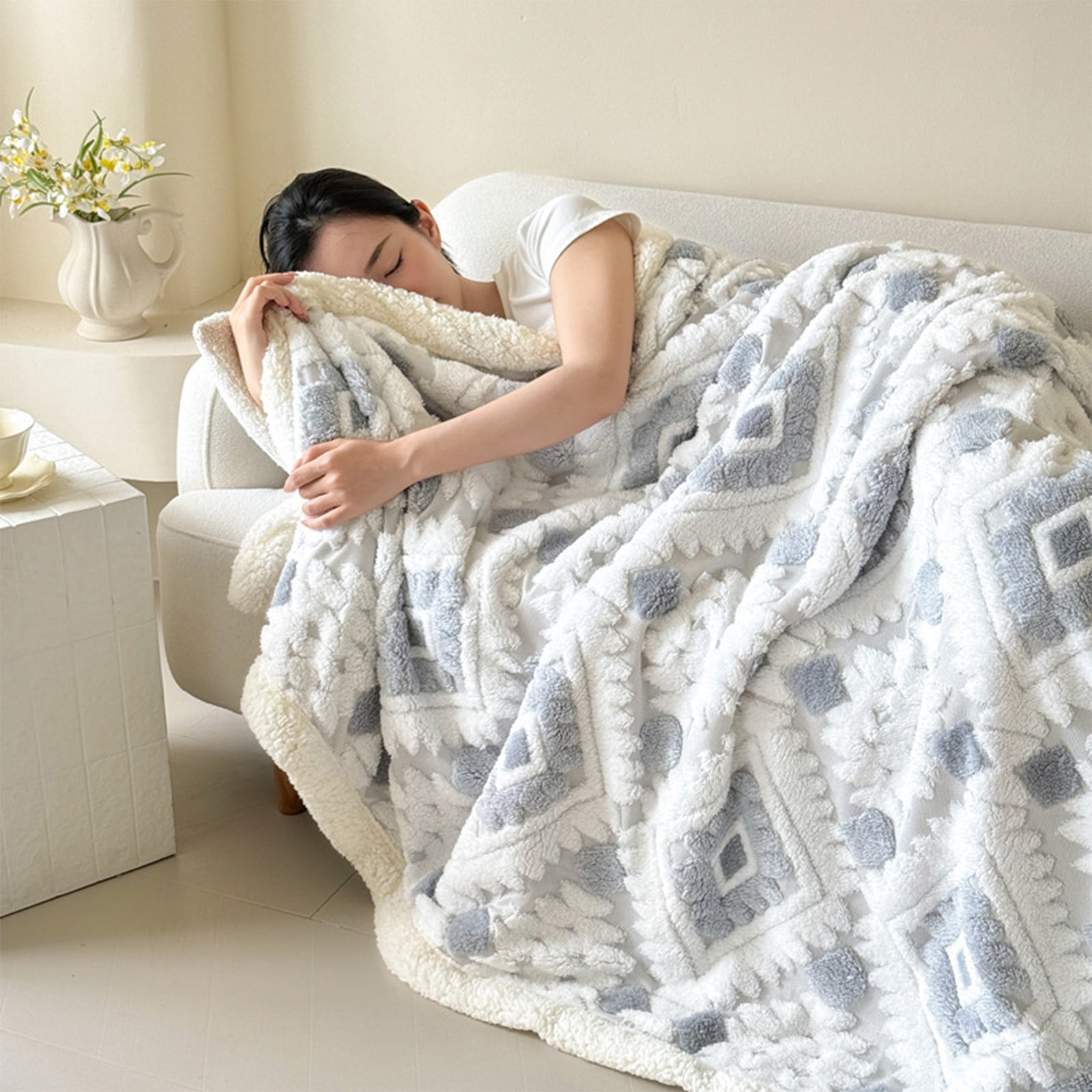 Cagogo under $5 Taffeta Lambswool Blanket, Cationic Taffeta Blanket ...