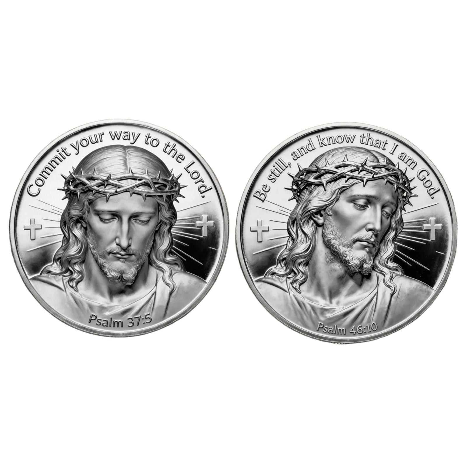 Cagogo Memorial Coin, Jesus Christ Inspirational Gift For Christian ...