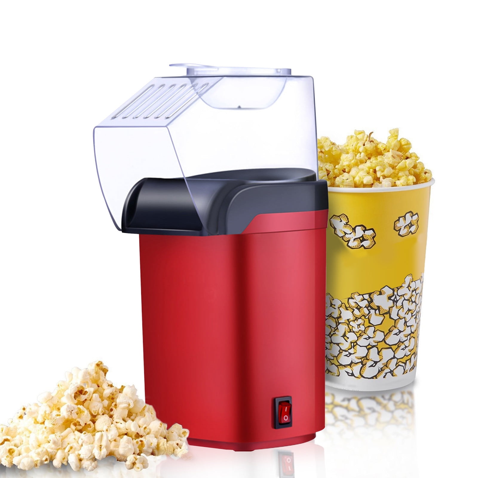 Cagogo Popcorn Machine, Electric Popcorn Maker, Mini Automatic Popcorn ...