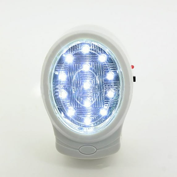Cagogo Rechargeable Emergency Light, Wall Plug Night Light Bulb, 13 LED ...
