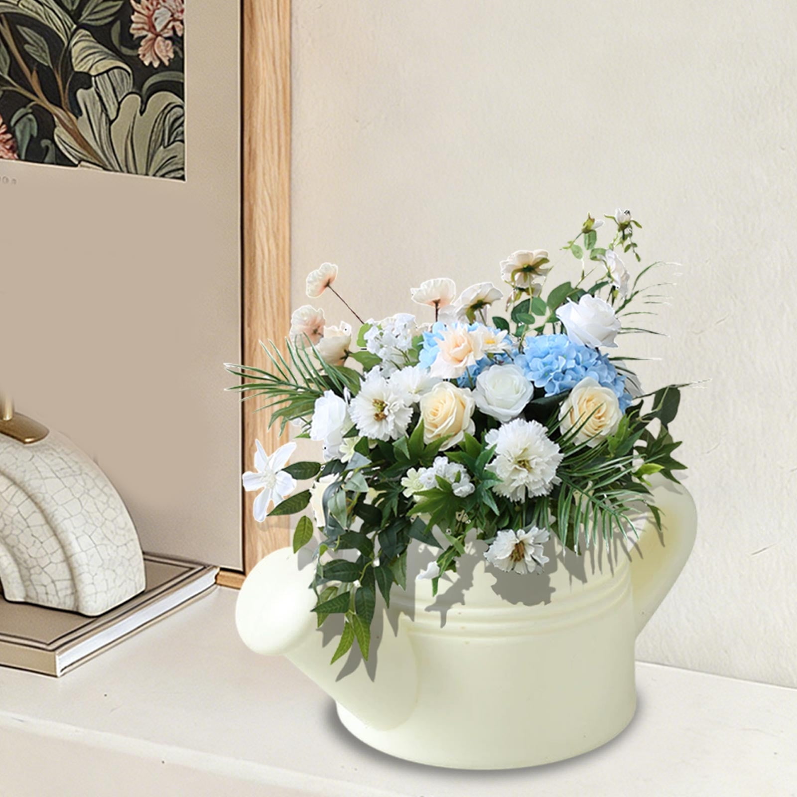 Cagogo Spring Decorative Vase, Plastic Watering Can Vase For Home ...