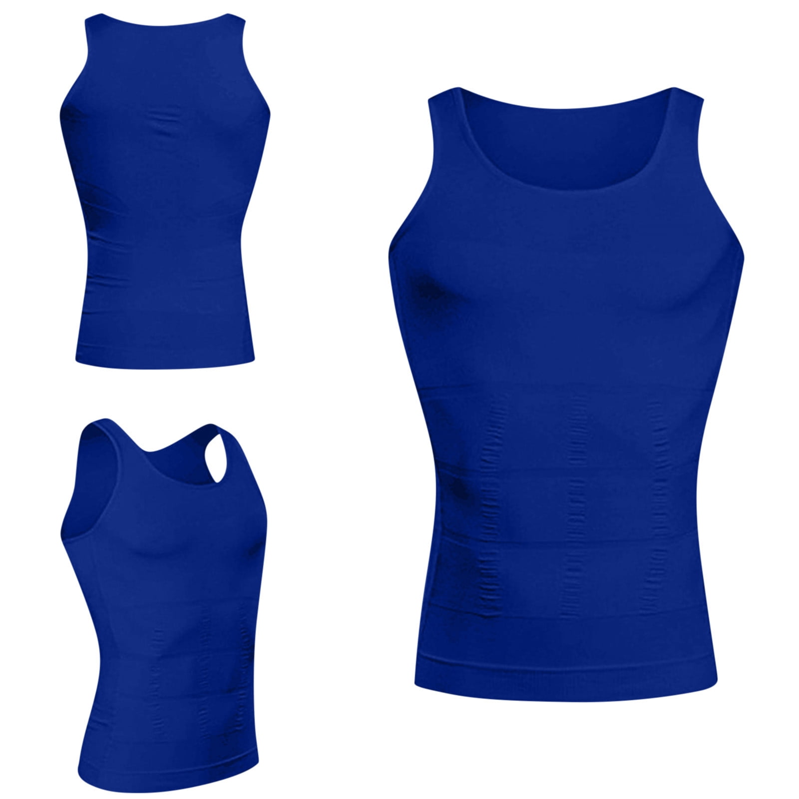 Cagogo Summer Mens Body Shaper Tank, Slim Underwaist Shirt For Gym ...