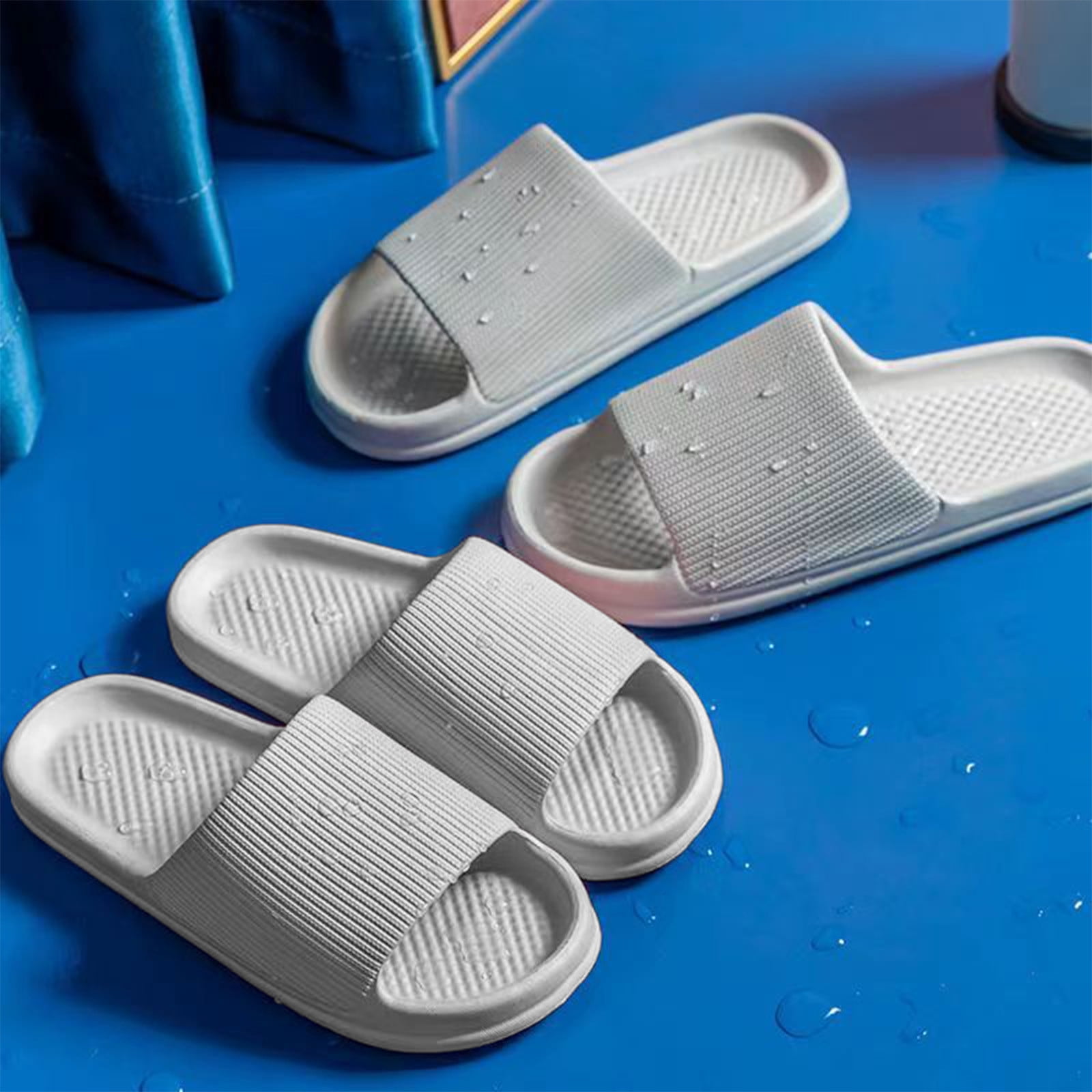 Cagogo Summer Shower Slippers, Bathroom Sandals For Men And Women ...