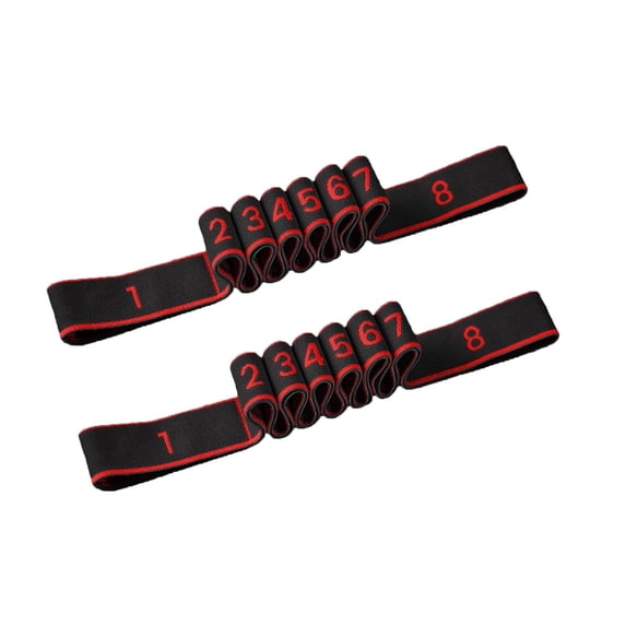 Cagogo Summer Yoga Resistance Bands, 8-Segmented Stretching Elastic For ...