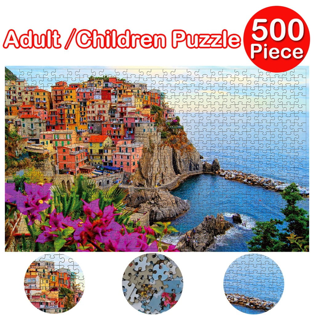 Cagogo Winter Holiday Adults Puzzles 500 Piece Large Puzzle Game ...