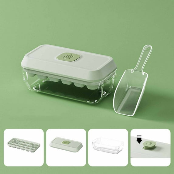 Cagogo Winter Ice Maker Maker, Pressing Ice Box With 18 Compartments ...