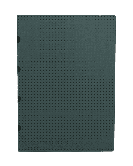 Cahier Circulo: Grey on Black / Grey on Black Paper-Oh Cahier Circulo ...