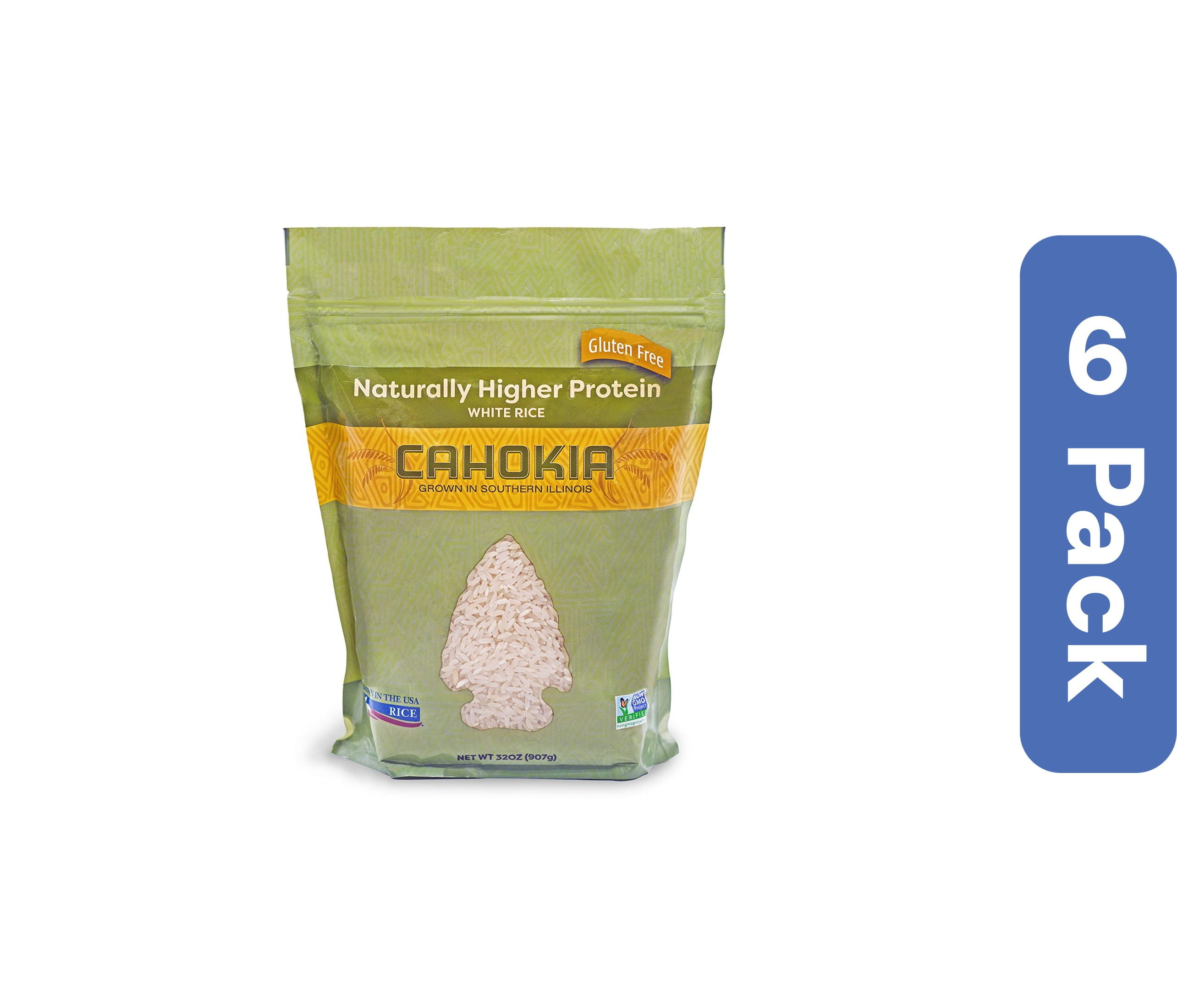 Cahokia White Rice 32 oz (Pack Of 6) - Walmart.com