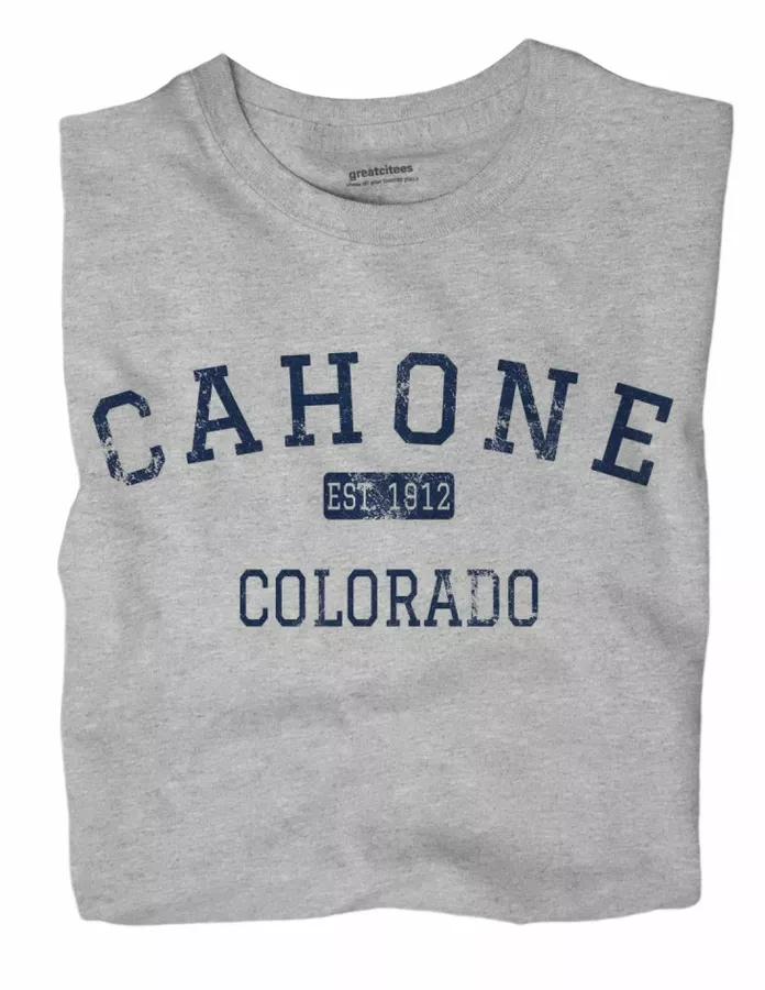 Cahone Colorado CO T-Shirt EST - Walmart.com
