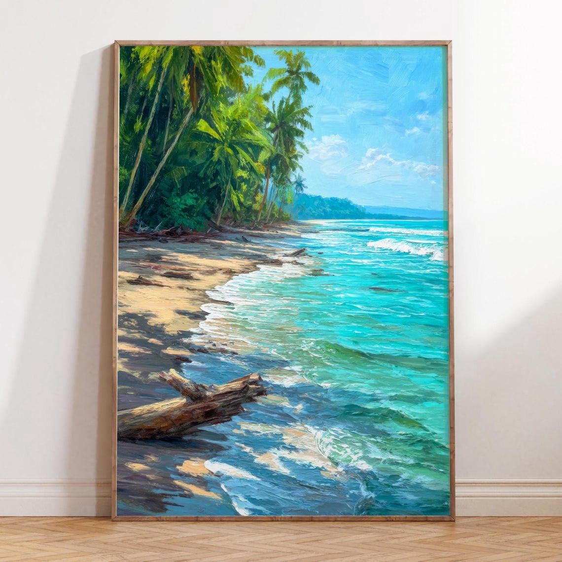 Cahuita National Park Costa Rica Tropical Nature Wall Art, Stretched ...
