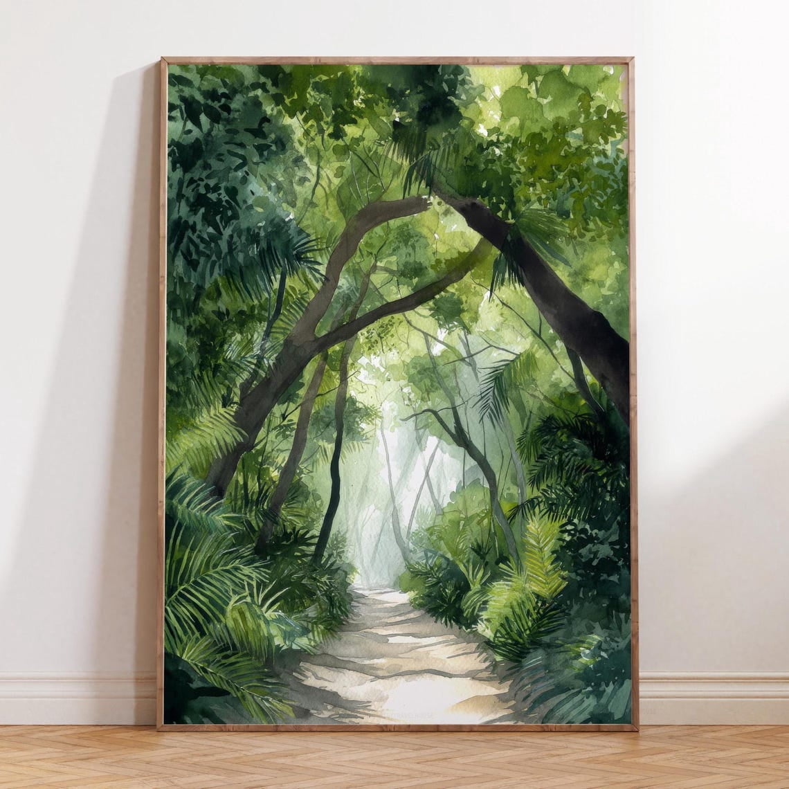 Cahuita National Park Costa Rica Tropical Rainforest Art, Unframed ...