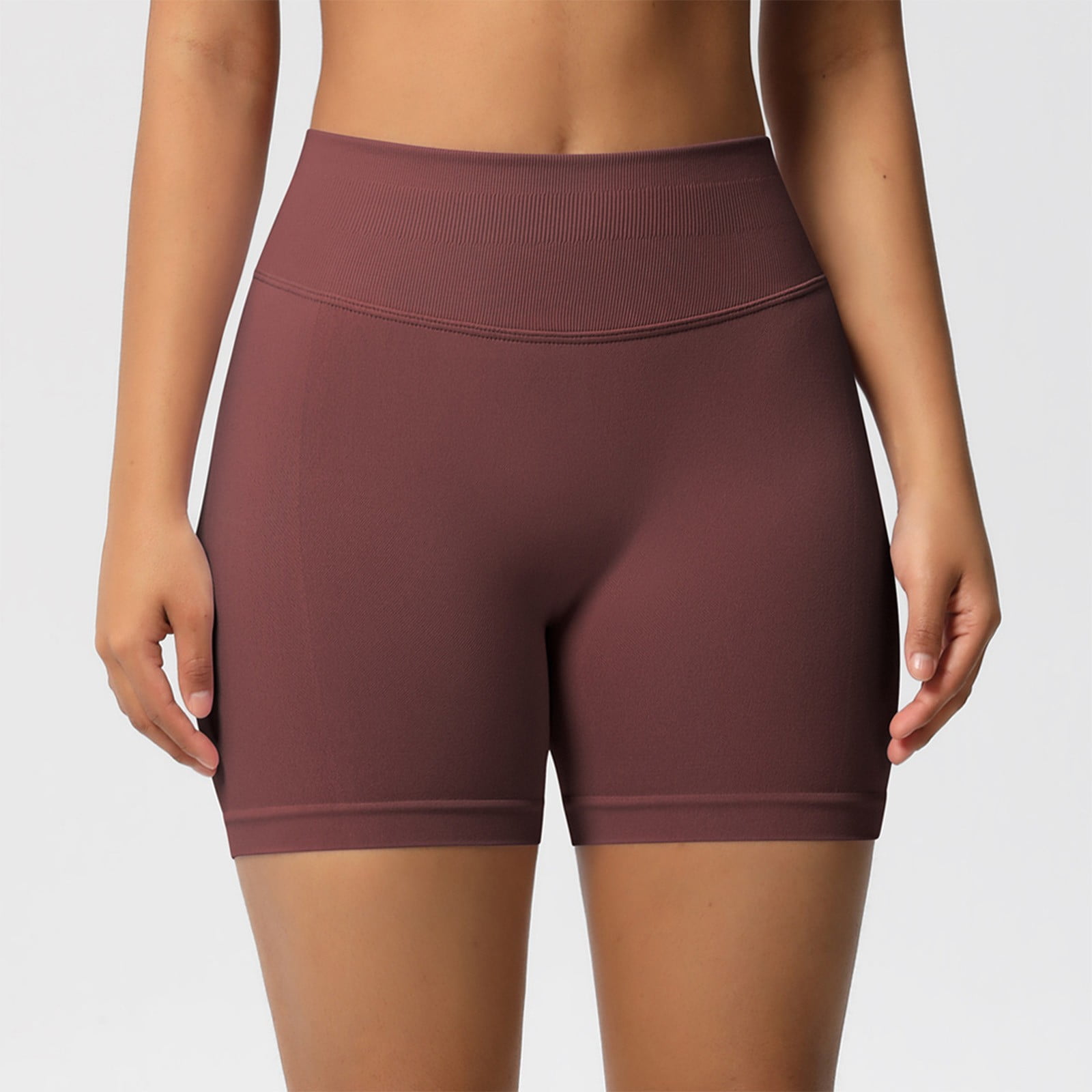 CaiJunJia Biker Shorts Women High Waisted Workout Spandex Tummy Control ...