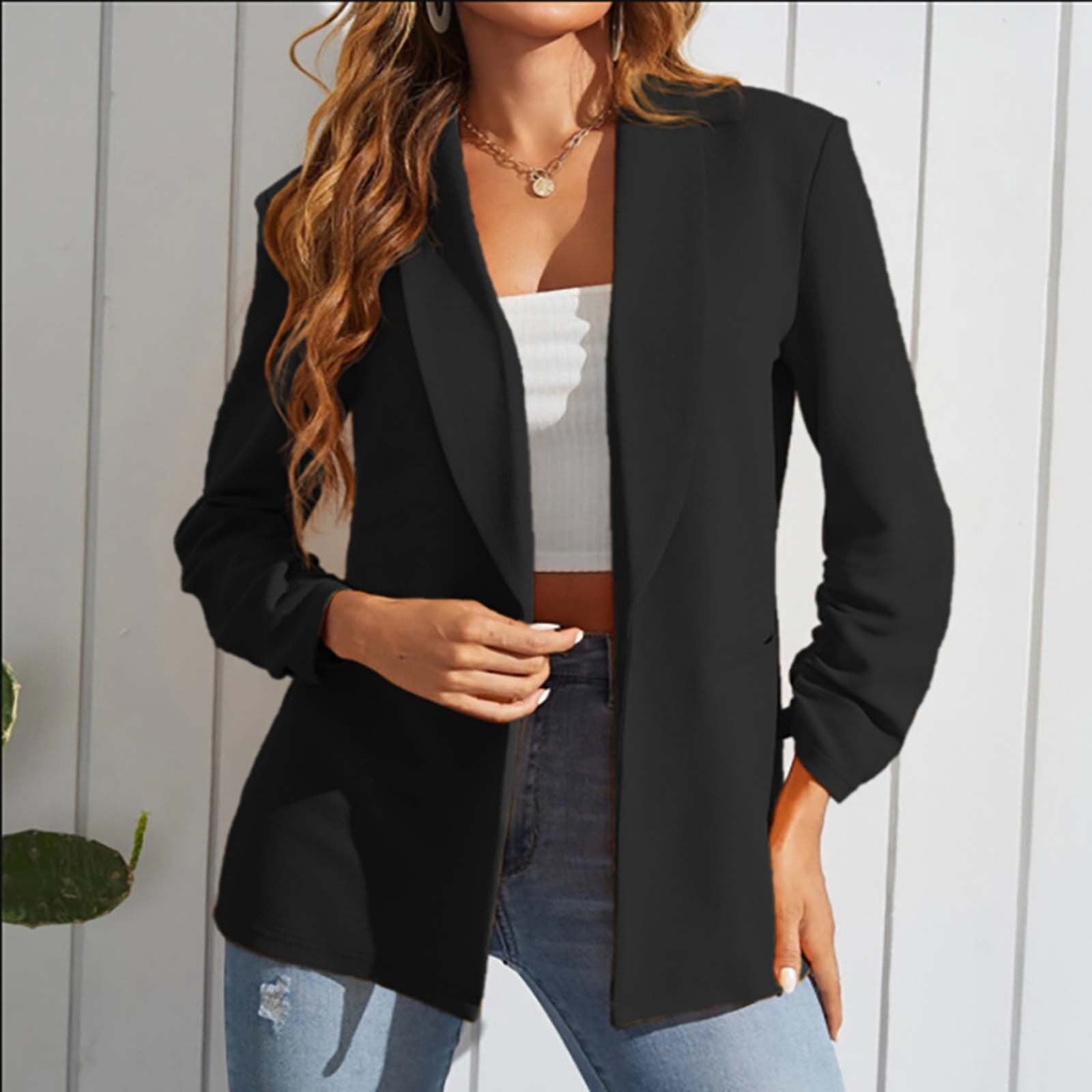 CaiJunJia Blazers Jackets for Women Clearance Sales,Womens Bussiness ...
