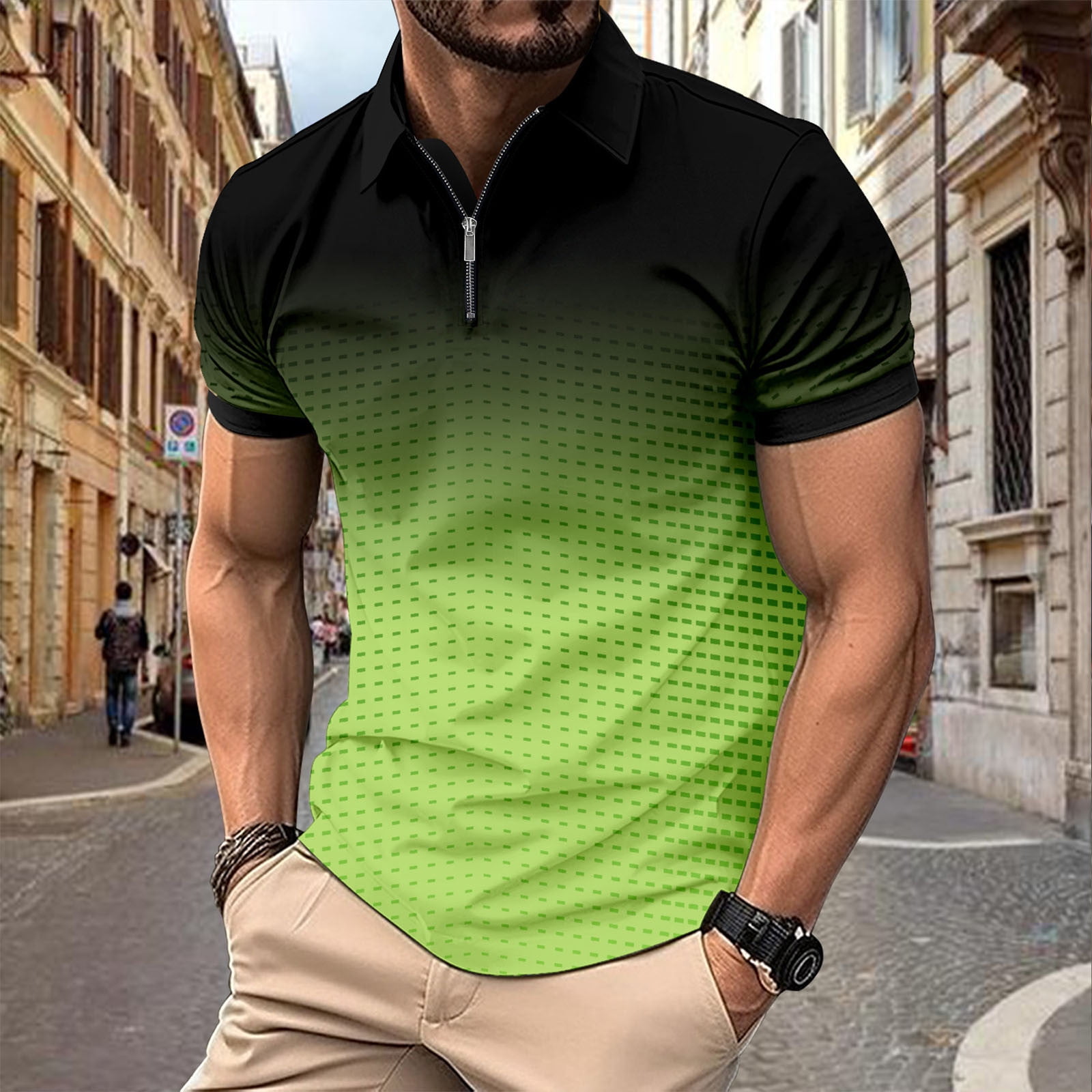 CaiJunJia George Polo Shirt,Men's Polo Shirts Long and Short Sleeve ...