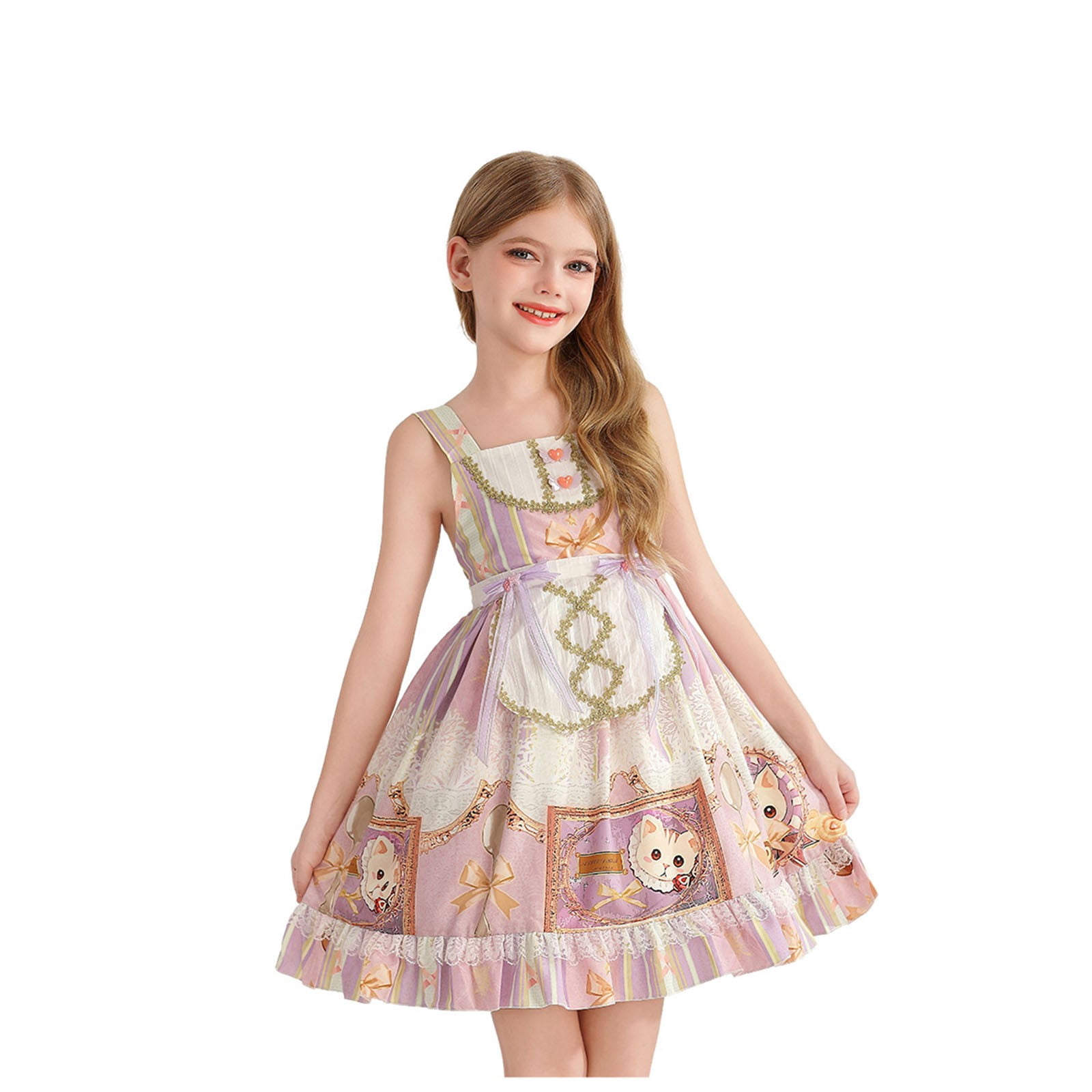 CaiJunJia Halloween Costumes for Girls Lolita Princess Dress Kawaii ...