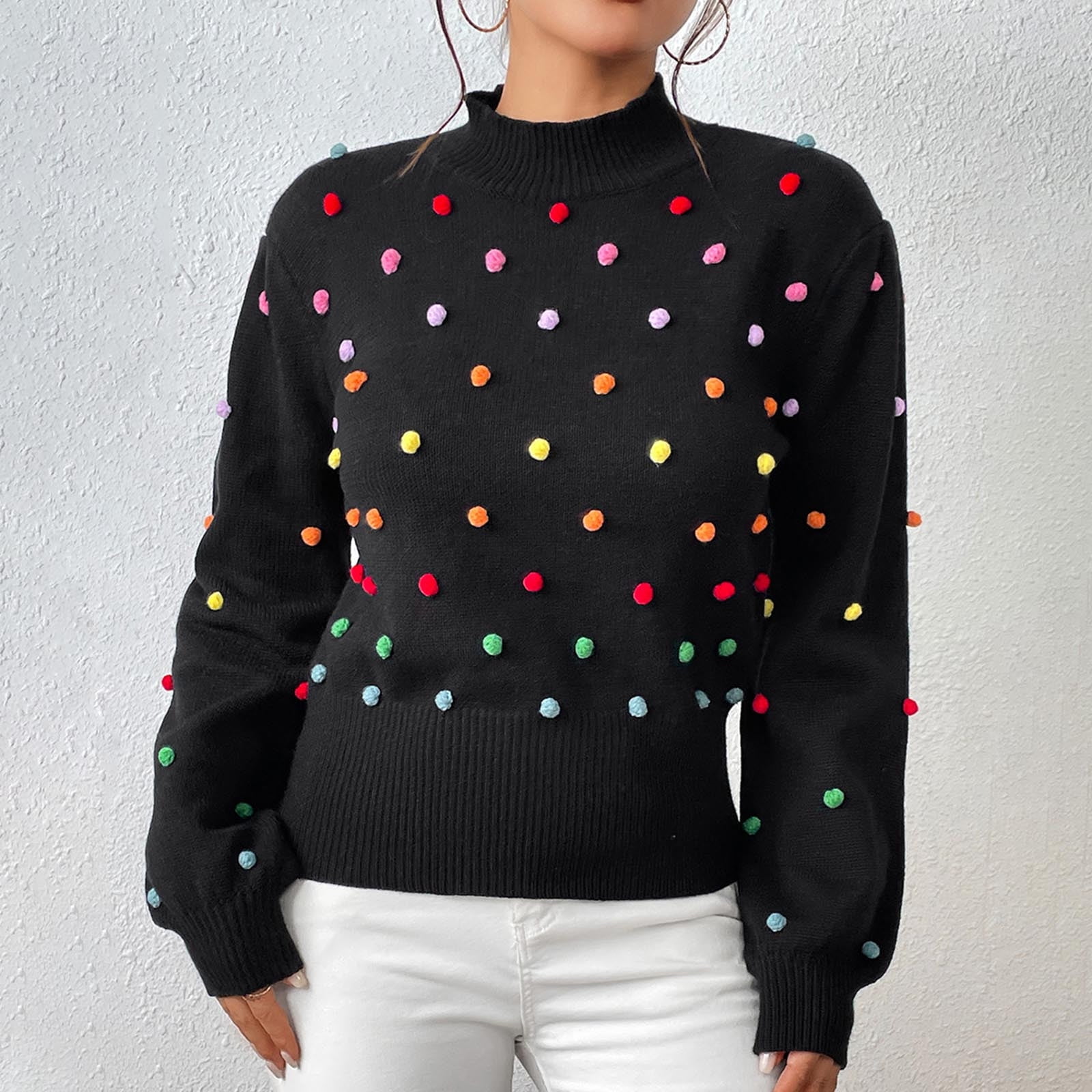 CaiJunJia No Boundaries Sweaters,2024 Fall Winter Women's Christmas ...