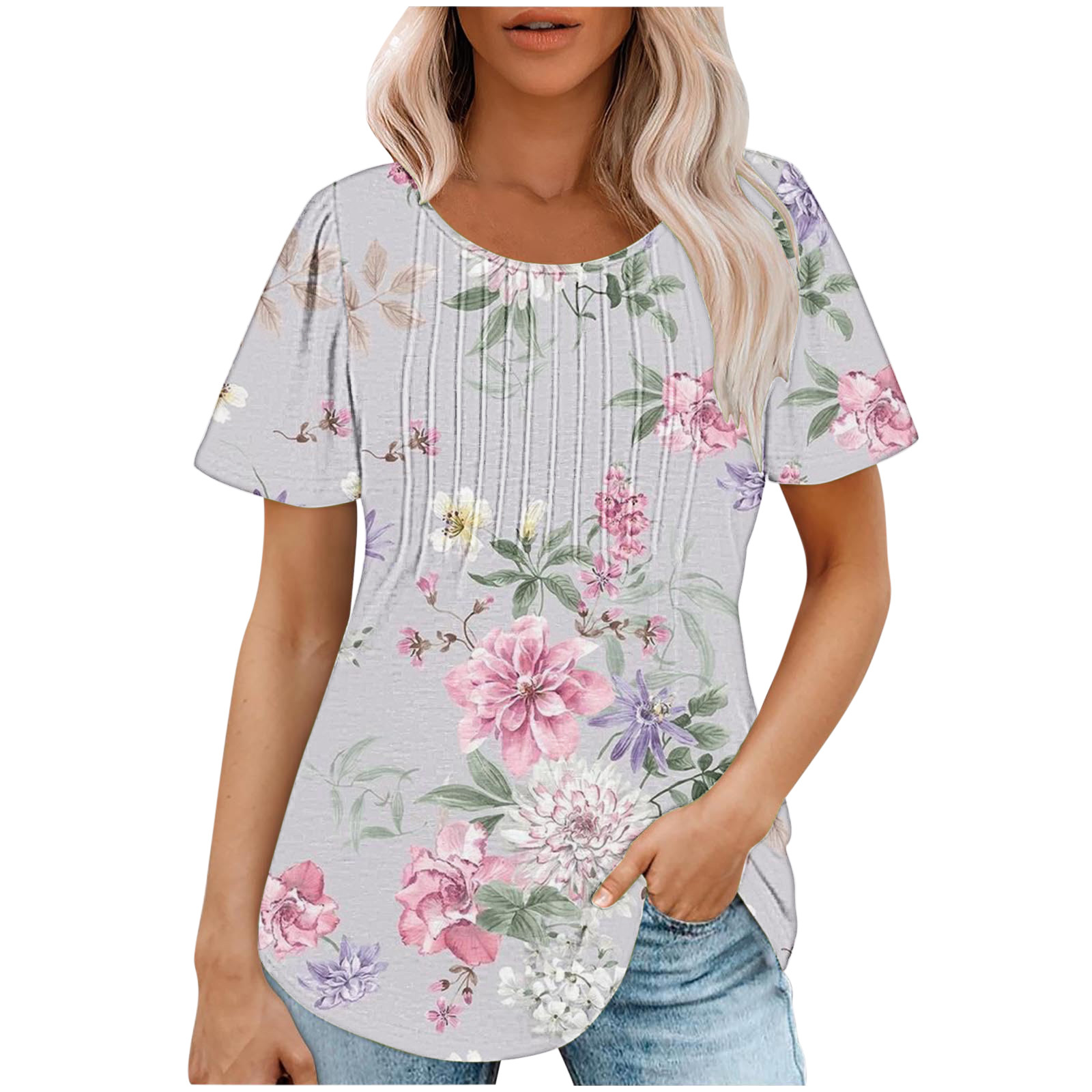 CaiJunJia No Boundaries T Shirts for Women,Womens Tops Summer Short ...